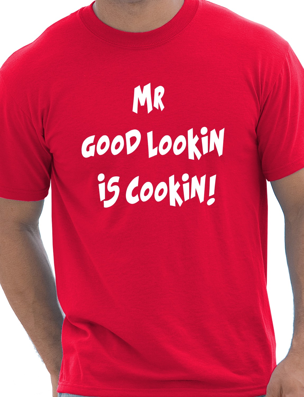 Mr Good Lookin Is Cookin Chef Cook Funny Mens Gift T Shirt Size S XXL mr-good-lookin-is-cookin-chef-cook-funny-mens-gift-t-shirt-size-s-xxl
