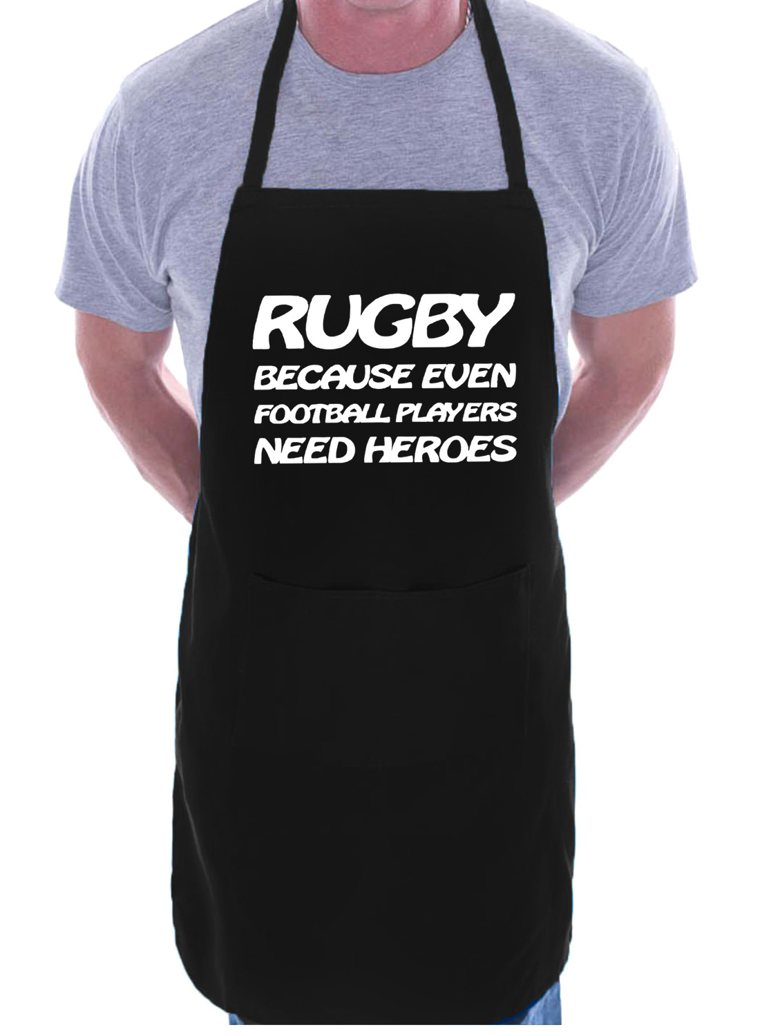 Funny Rugby Player Footballers Need Hero's Gift BBQ Novelty Cooking BBQ ...