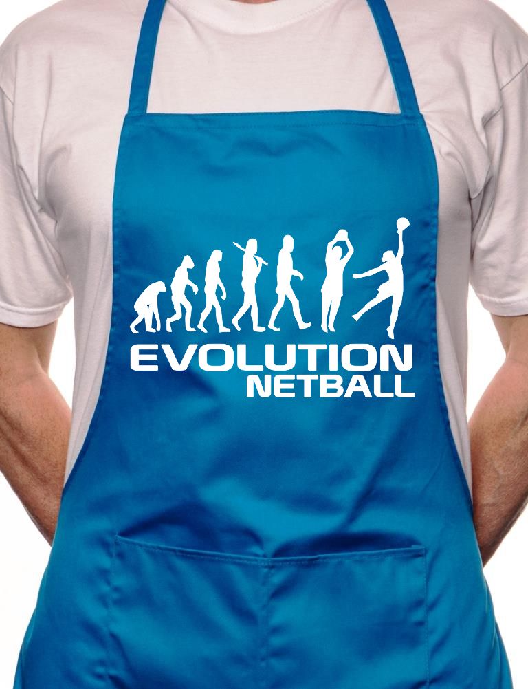 Evolution Of Netball BBQ Cooking Funny Novelty Apron | eBay